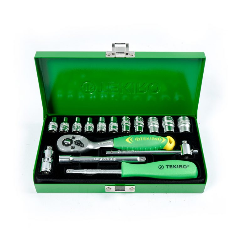 Socket Set 1/4" 17 Pcs - Tekiro